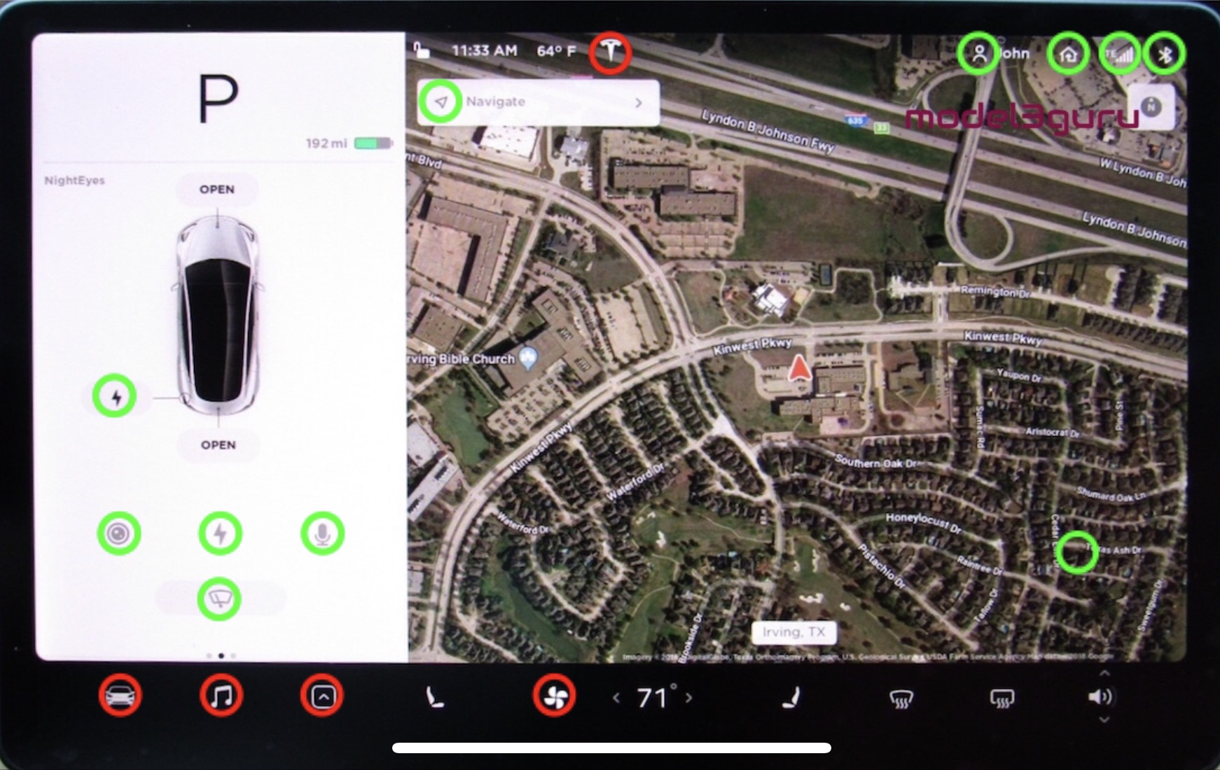 Tesla Model 3 Bildschirm Emulator | MyFirstTesla.de